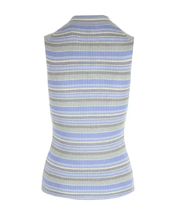 Theory Ribbed Mock Neck Tank Top