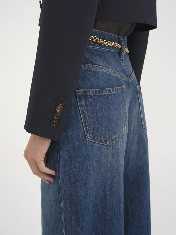 Chloé Cropped Wool Jacket With Traditional Lapels