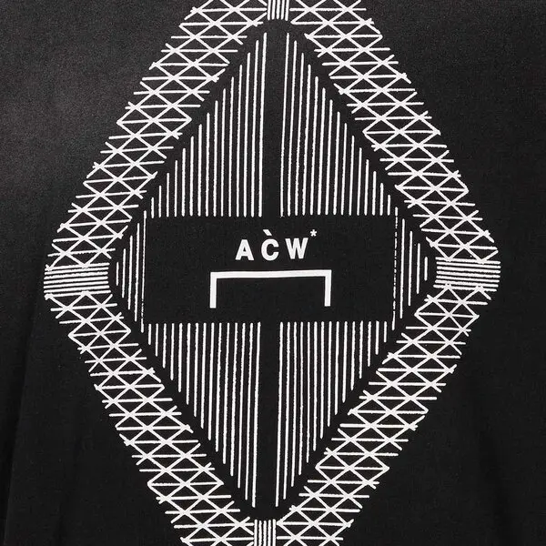 A-COLD-WALL* Gradient Logo Printed Crewneck T-shirt - Black