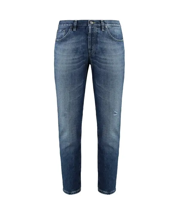 DONDUP Brighton 5 Pocket Straight Jeans - Blue