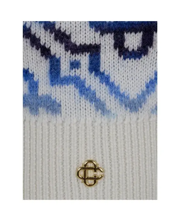 Casablanca Monogram Knit Jumper - Gray