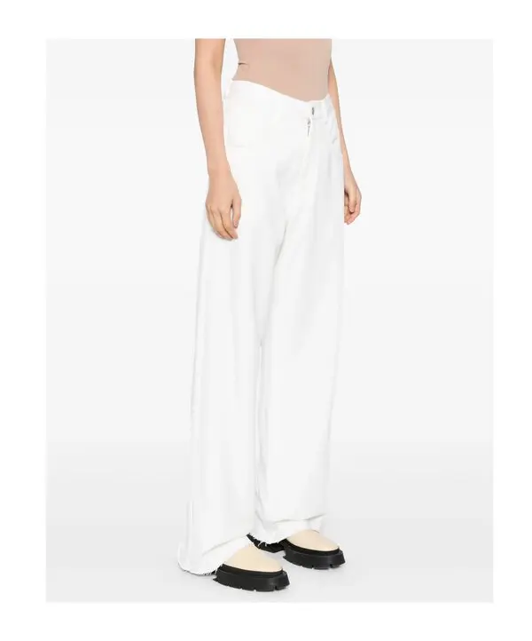 MAISON MARGIELA Straight Leg Belt Loops Slacks