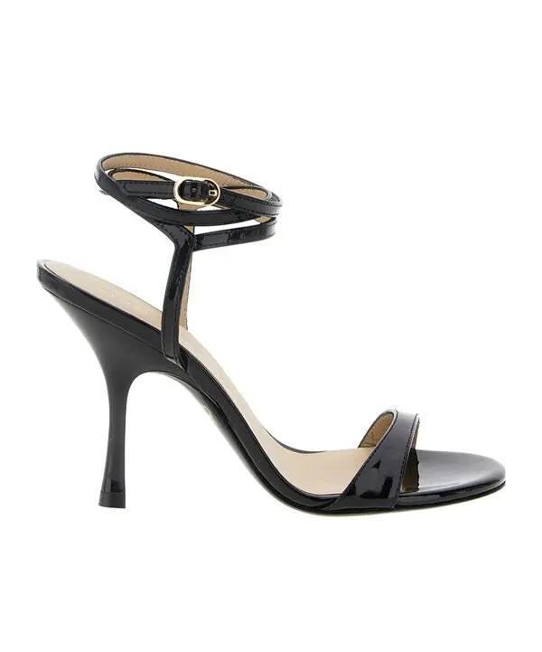 STUART WEITZMAN Nudist Wrap Sandals - Black