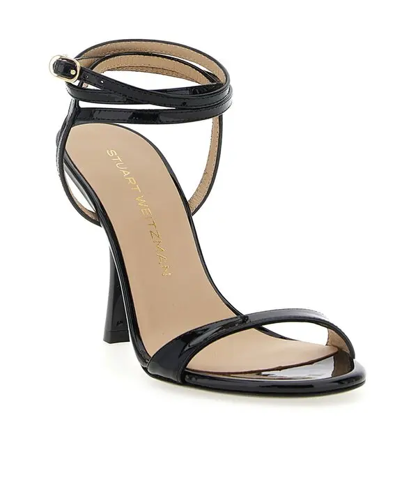 STUART WEITZMAN Nudist Wrap Sandals - Black