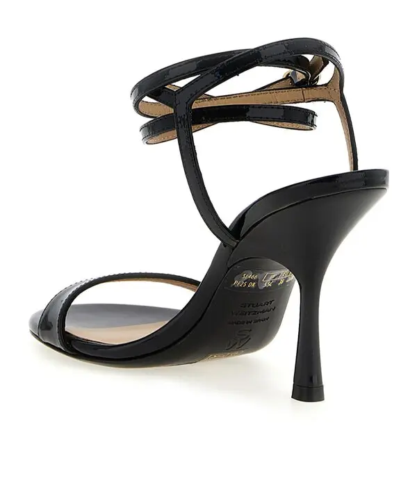 STUART WEITZMAN Nudist Wrap Sandals - Black