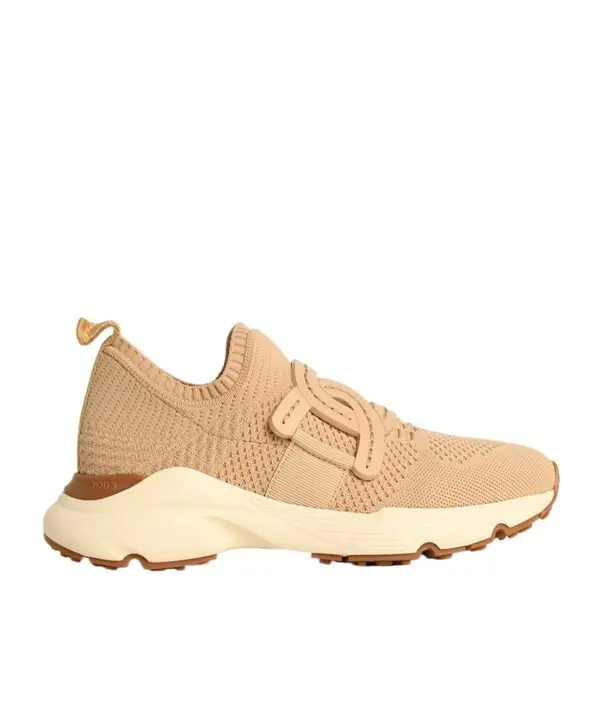 TOD'S Chain-detailed Slip-on Sneakers - Nude