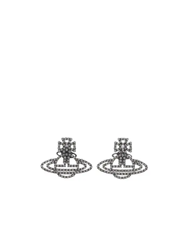 VIVIENNE WESTWOOD Logo Earrings - Gray