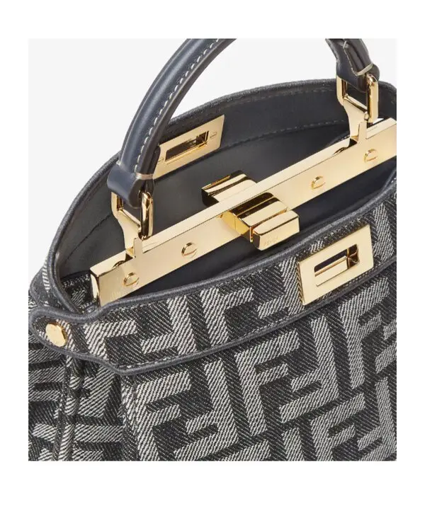 Fendi Peekaboo Iseeu Petite Monogram Tote Bag