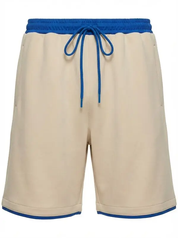 Gucci Web Drawstring Shorts With Contrast Piping