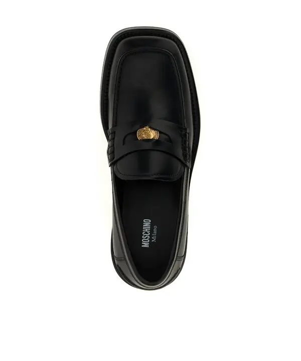 Moschino Berlin Square Toe Loafers
