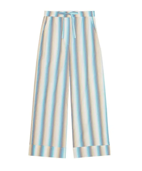 GANNI Ombre Stripe Elasticated Waistband Trousers - No