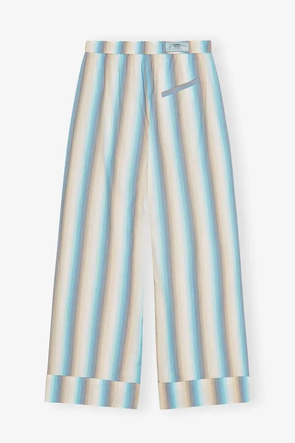 GANNI Ombre Stripe Elasticated Waistband Trousers - No