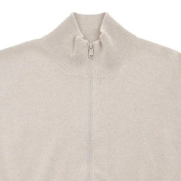 Brunello Cucinelli Long Sleeve Zip-up Sweater