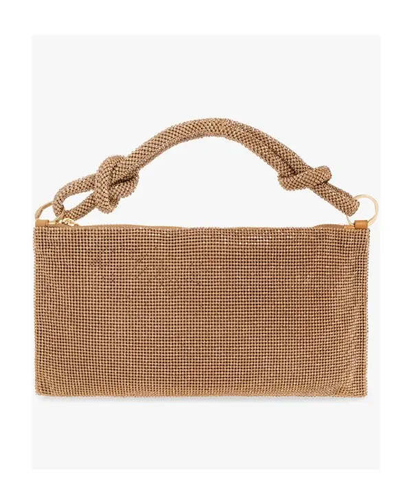 Cult Gaia Logo Plaque Clutch Bag