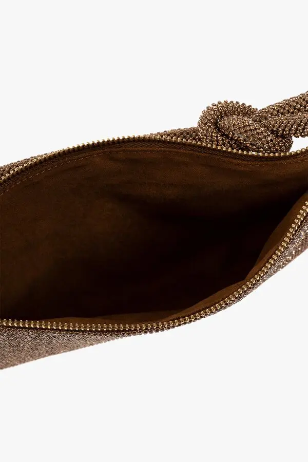Cult Gaia Logo Plaque Clutch Bag
