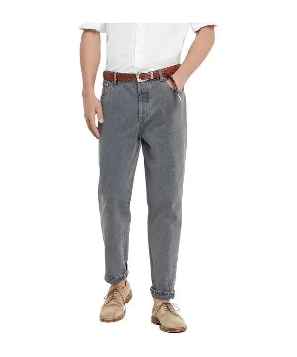 Brunello Cucinelli Straight Leg Denim Jeans