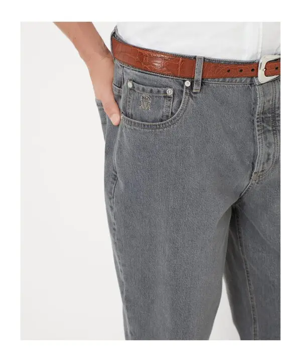 Brunello Cucinelli Straight Leg Denim Jeans