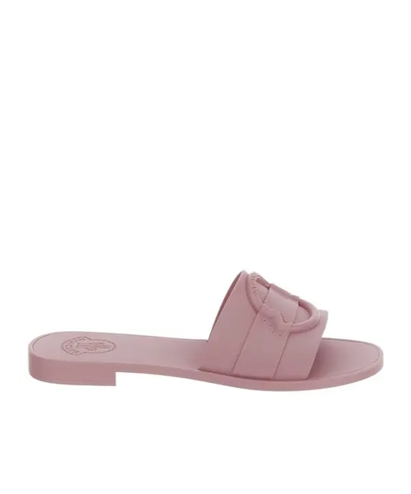 Moncler Bell Slip-on Sliders - Nude