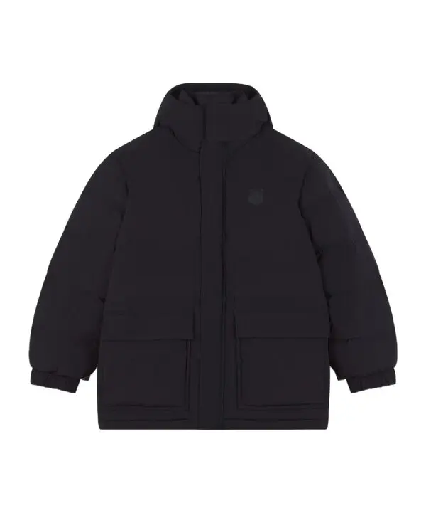 Maison Kitsuné Padded Hooded Long Sleeve Jacket - Black