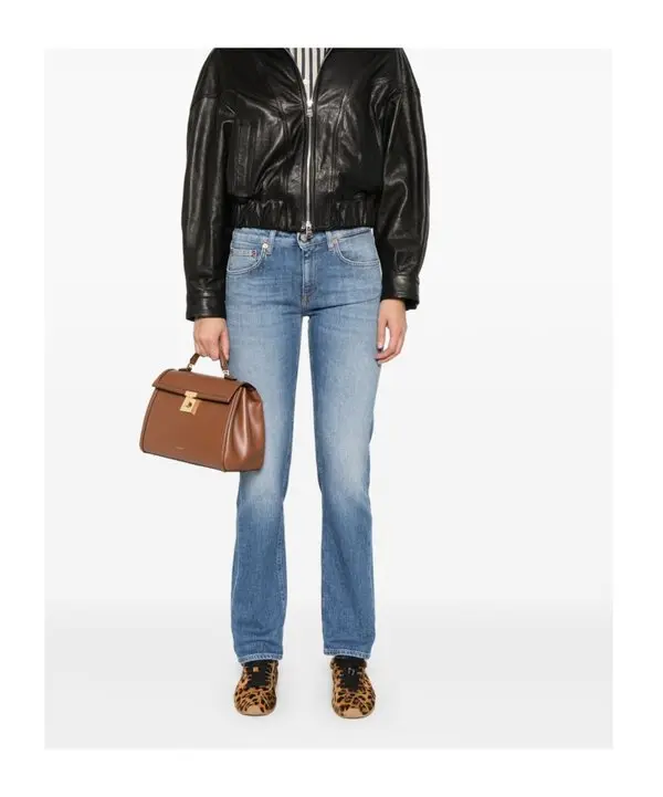 DONDUP Reina Straight-leg Jeans - Blue