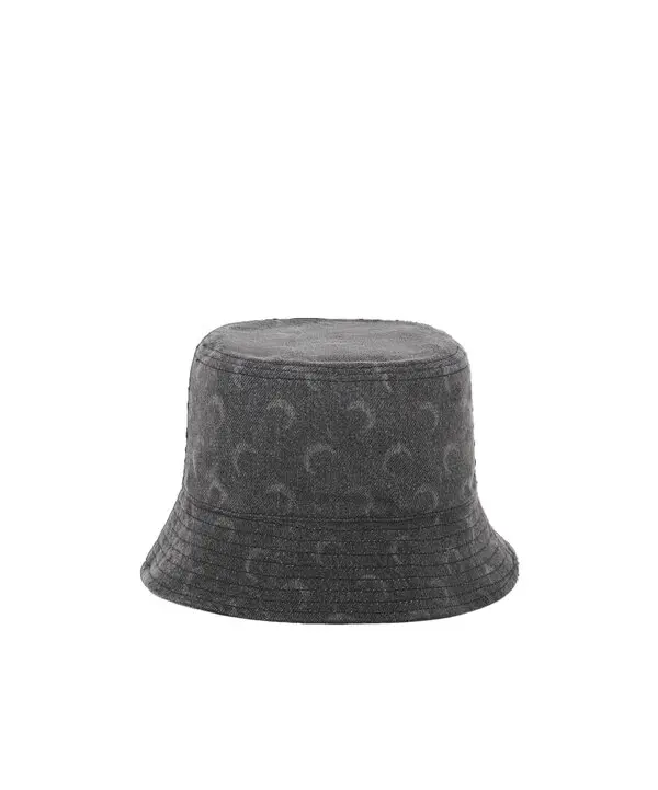 MARINE SERRE Moon Pattern Bucket Hat - Black