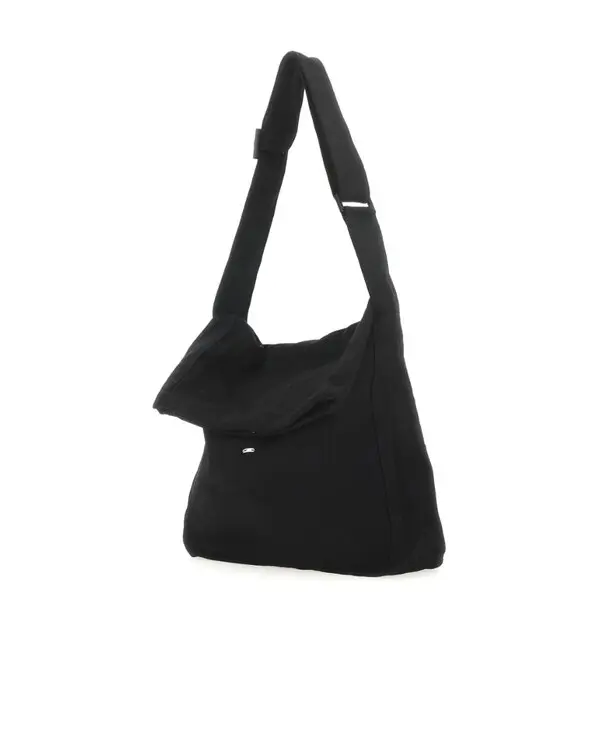 Our Legacy Foldover Top Sling Bag - Black