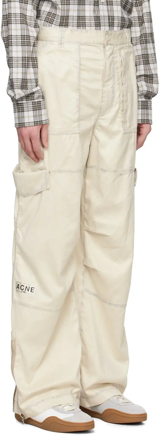 Acne Studios Logo Patch Cargo Trousers