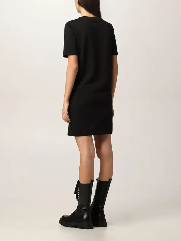 Moschino Round Neck Short-sleeved Dress