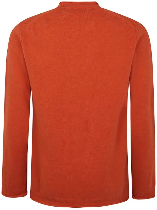 Comme Des Garçons Round-neck Wool Sweater - Red