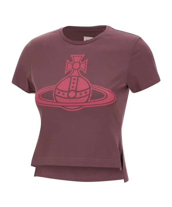 VIVIENNE WESTWOOD Orb Printed Crewneck T-shirt - Red