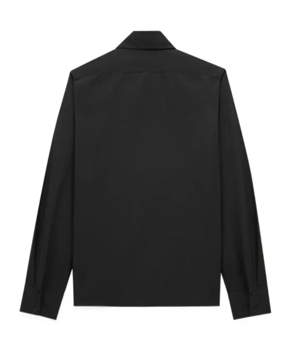 Saint Laurent Cassandre Buttoned Straight Hem Shirt