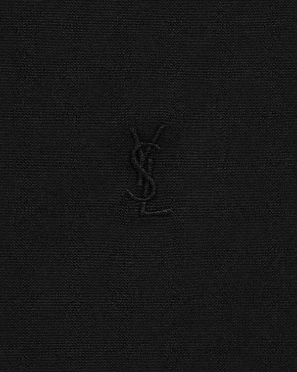 Saint Laurent Cassandre Buttoned Straight Hem Shirt