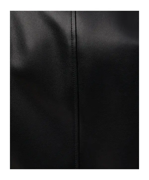 Loewe Elasticated Zipped Leather Jacket - Black