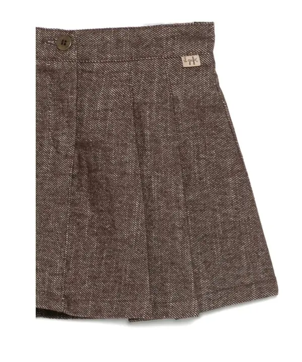 IL GUFO Pleated Mini Skirt