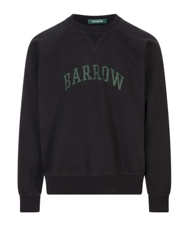 BARROW Glitter Logo Sweatshirt - Black