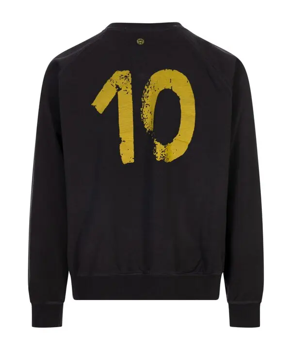 BARROW Glitter Logo Sweatshirt - Black
