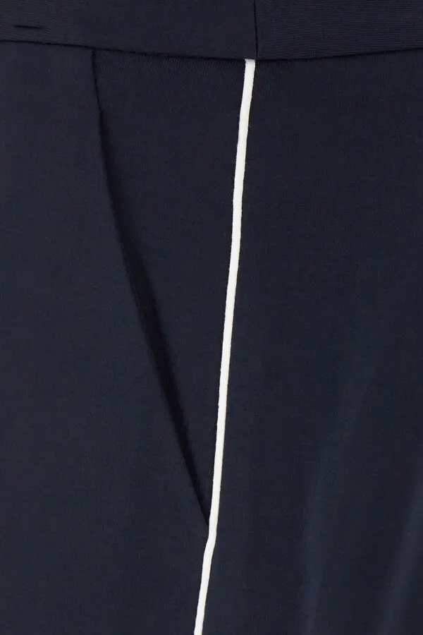 CIRCOLO 1901 Side Stripe Detail Wide-leg Trousers