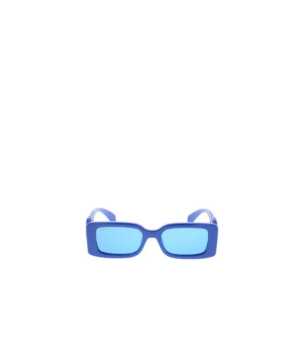 Gucci Rectangular Frame Sunglasses - Blue