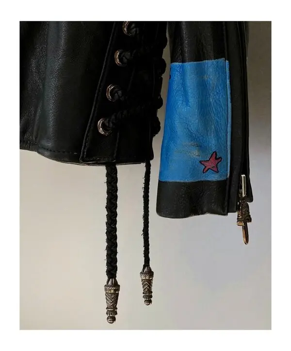 Chrome Hearts Leather Biker Jacket