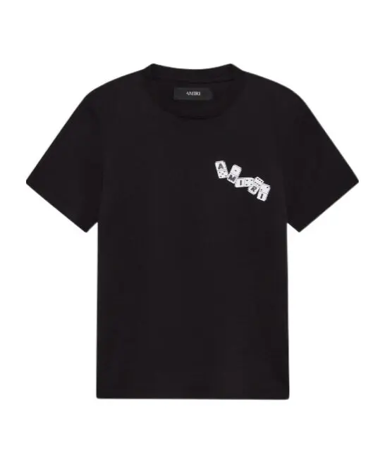 Amiri Domino Crewneck T-shirt - Black