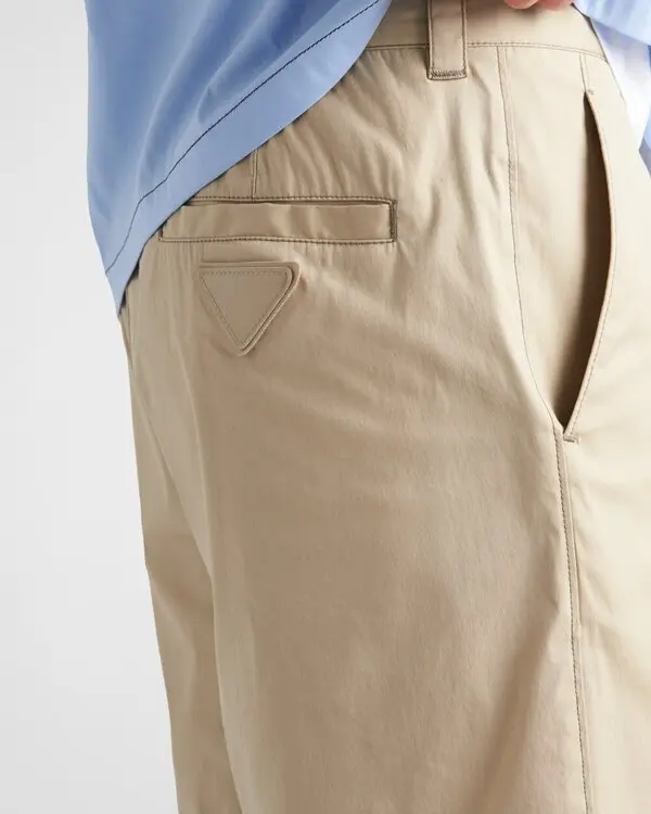 Prada Logo-patch Shorts