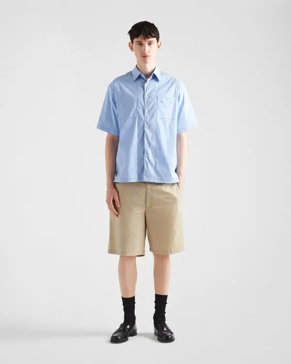Prada Logo-patch Shorts