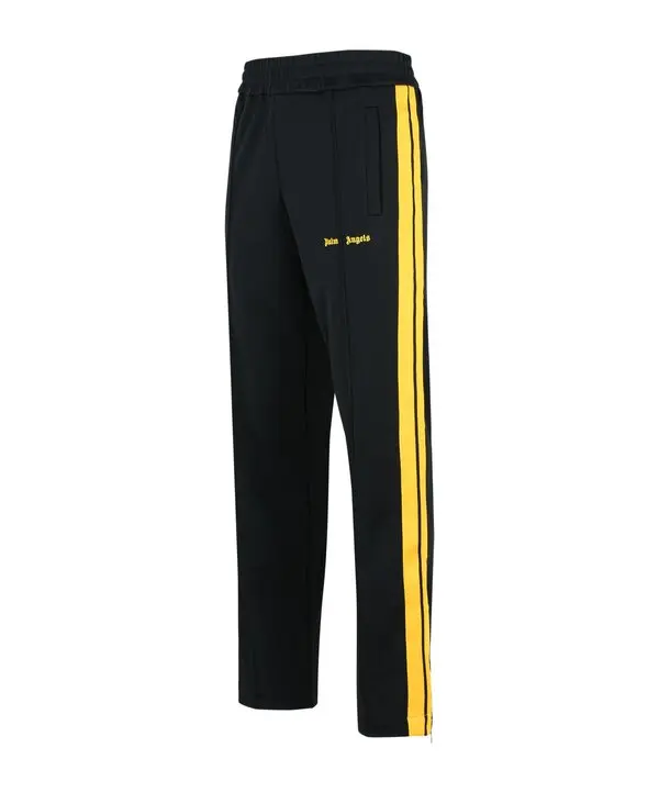 Palm Angels Logo-embroidered Side-stripe Track Pants - Black