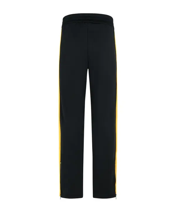Palm Angels Logo-embroidered Side-stripe Track Pants - Black