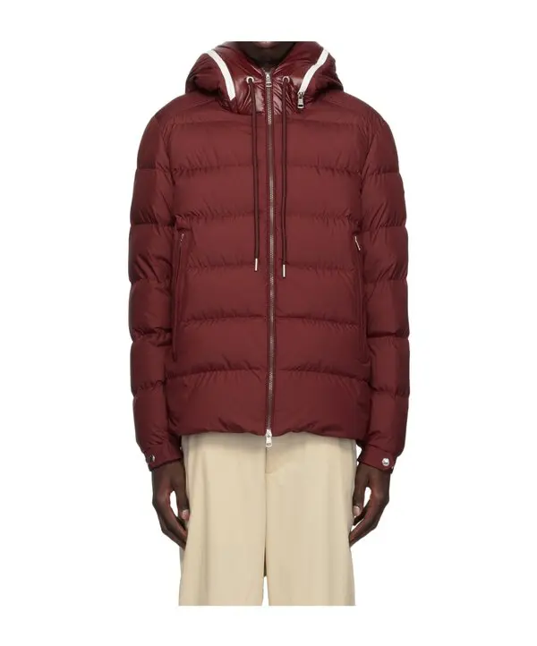 Moncler Logo Patch Padded Down Jacket