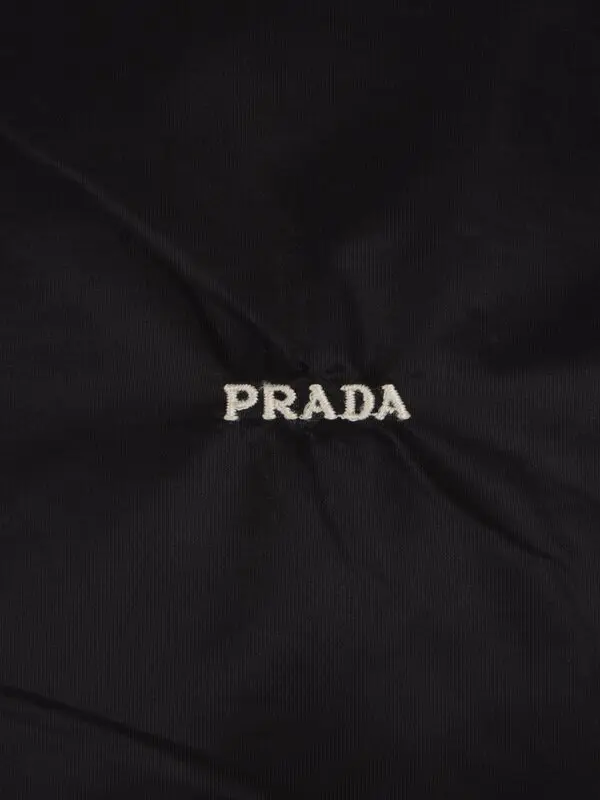 Prada Logo Detailed Zip-up Jacket