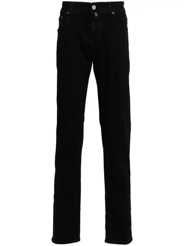 Jacob Cohen Nick Low-rise Jeans - Black
