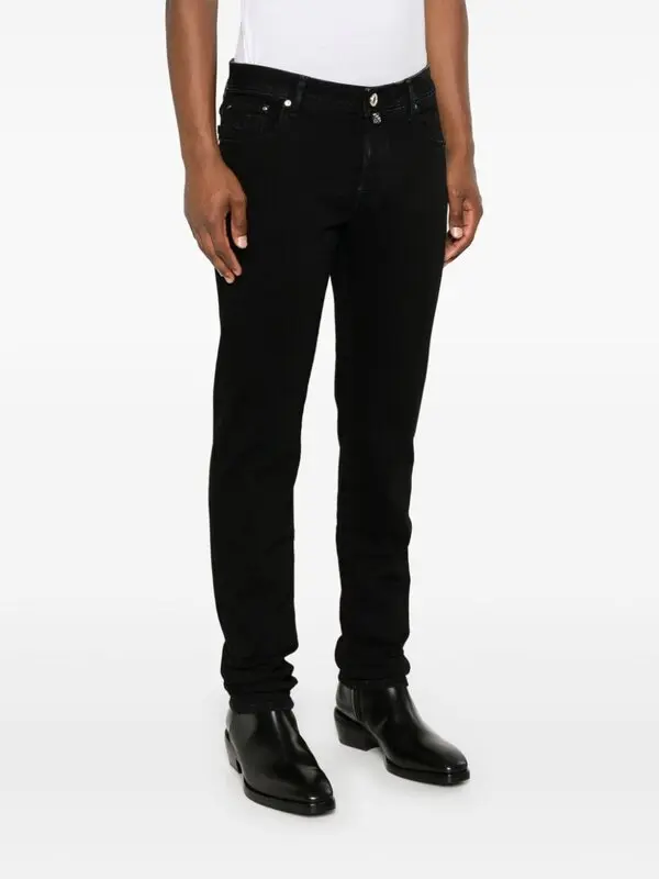 Jacob Cohen Nick Low-rise Jeans - Black
