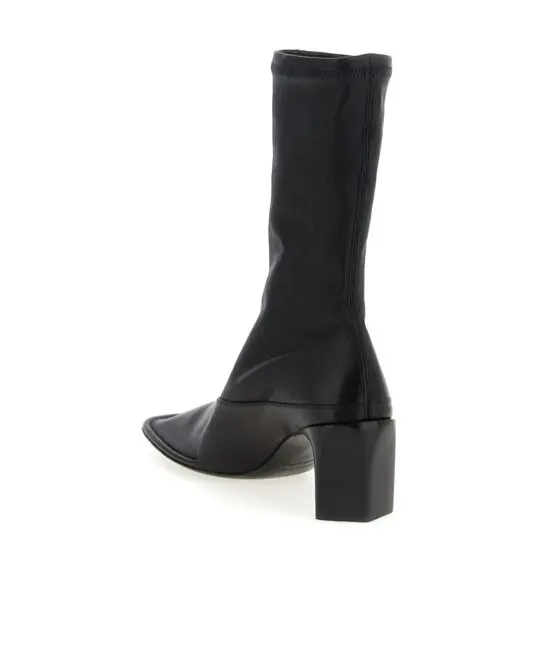 JIL SANDER Square-toe Ankle Boots
