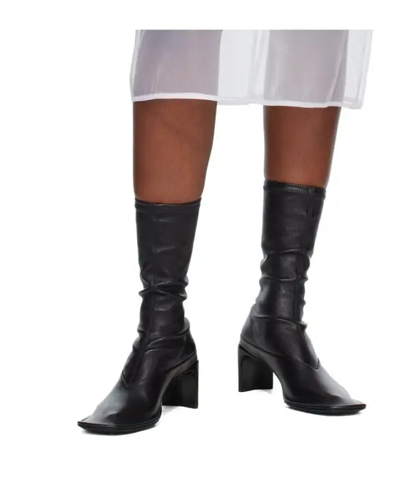 JIL SANDER Square-toe Ankle Boots